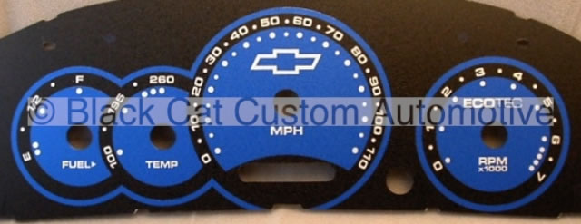 Black Cat Custom Automotive - Custom Design Gauge Faces