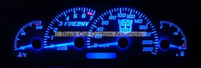 Black Cat Custom Automotive - Custom Design Gauge Faces